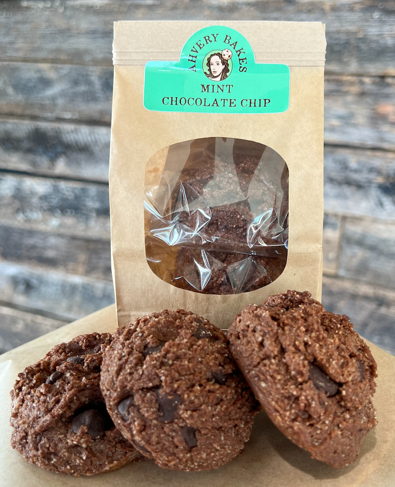 Mint Chocolate Chip Cookies – Ahvery Bakes